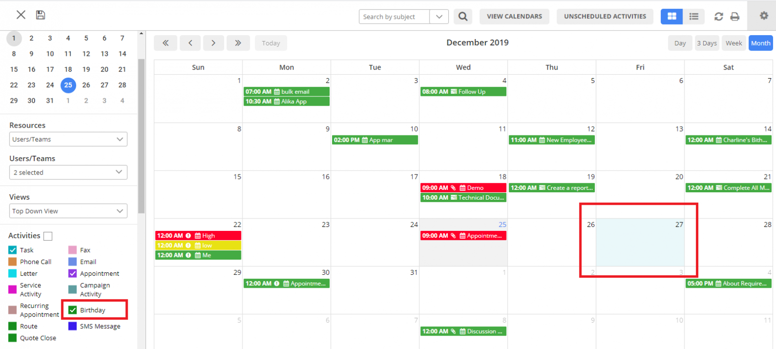 Create And Manage Custom Activities With Dynamics Calendar Appjetty Blog