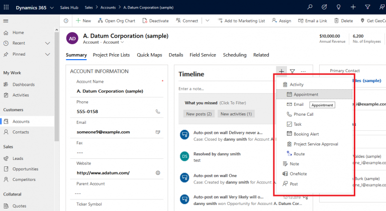 How to Manage Activities with Dynamics Calendar - AppJetty Blog