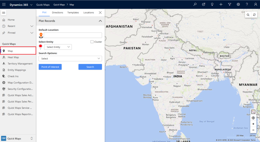 How To Visualize Region Wise Crm Data In Dynamics Crm Map Integration Appjetty Blog
