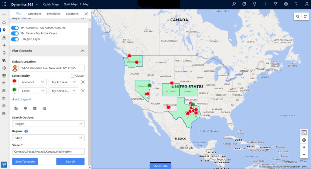 How to Visualize Region Wise CRM Data in Dynamics CRM Map Integration - AppJetty Blog
