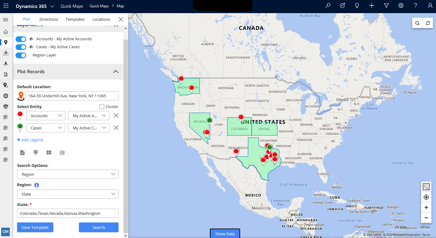 How to Visualize Region Wise CRM Data in Dynamics CRM Map Integration ...