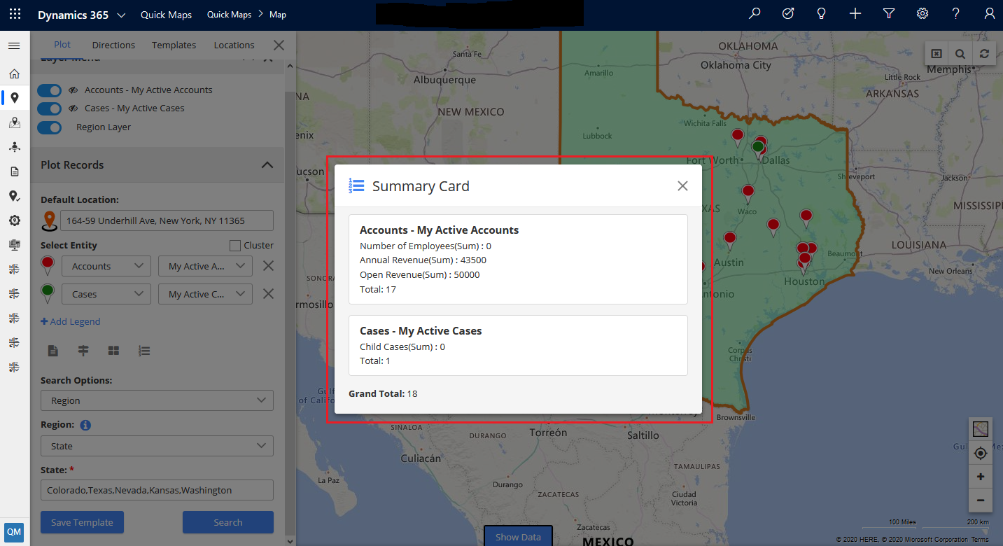 How to Visualize Region Wise CRM Data in Dynamics CRM Map Integration - AppJetty Blog