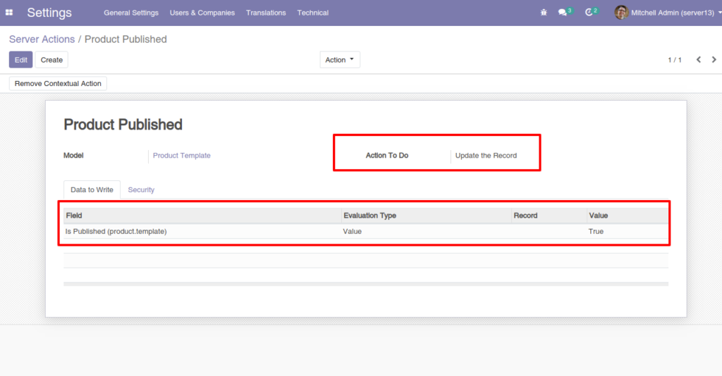 Creating Server Actions in Odoo 13 - AppJetty Blog