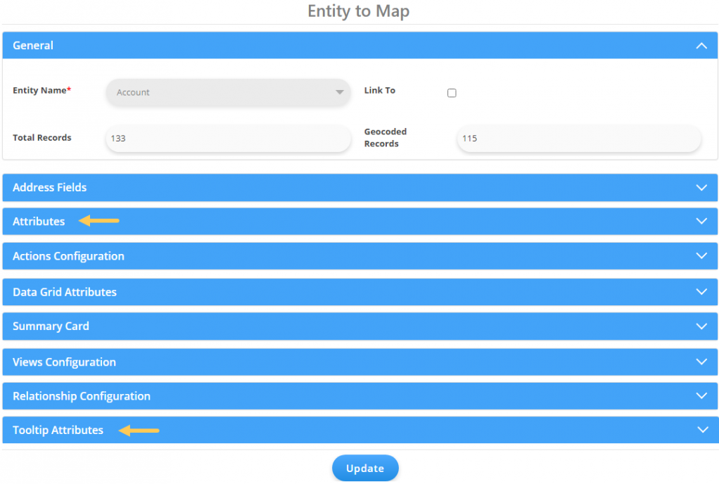 Configure the Tooltip and Detailed Attributes in MappyField 365 ...