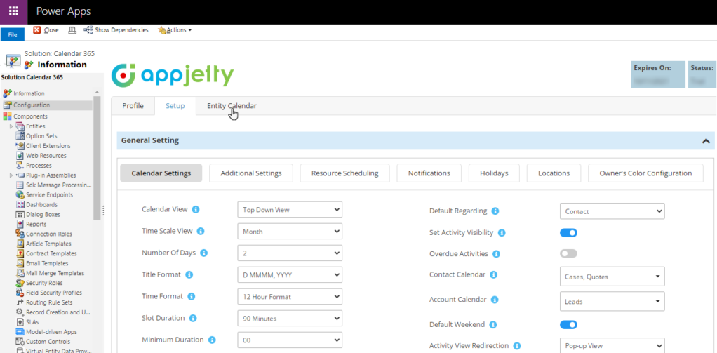 How To Configure The Entity Calendar In Dynamics 365 Crm Custom Calendar Plugin Appjetty Blog