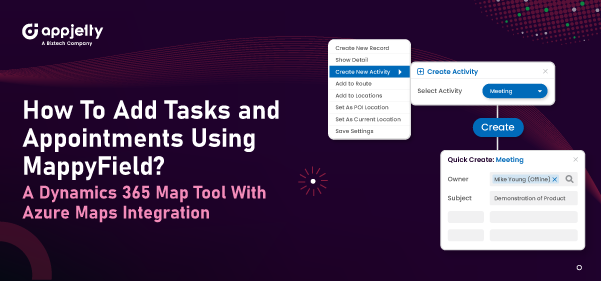 How To Add Tasks and Appointments Using MappyField? - AppJetty