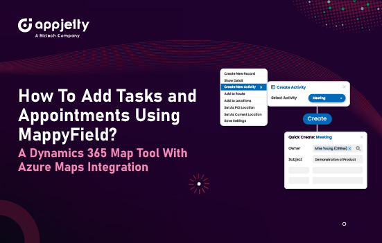 How To Add Tasks and Appointments Using MappyField? - AppJetty Blog