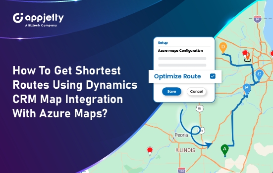 How To Get Shortest Routes Using Dynamics Crm Map Integration With Azure Maps