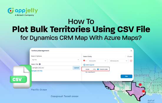 How To Plot Bulk Territories Using Csv File For Dynamics Crm Map With Azure Maps Appjetty
